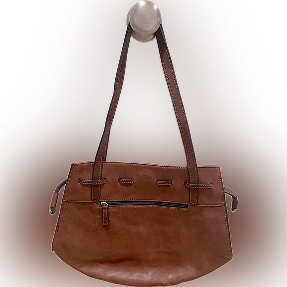 Bags | Christina Rui Eastwest Cognac Buffalo Leather Shoulder Tote Bag ...